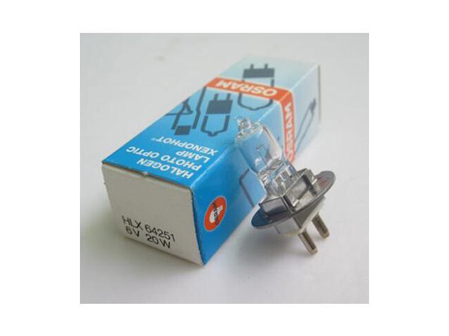 64251 6v20w pg22 halogen lamp 64251 Zeiss 20SL SL120 SL130 6V 20W PG22 ...