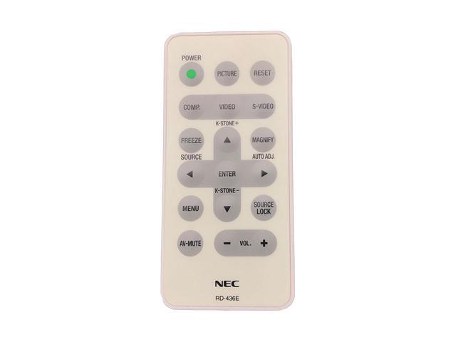 Remote Control For NEC NP201 NP201G NP100 NP100G NP100+ DLP Projector ...
