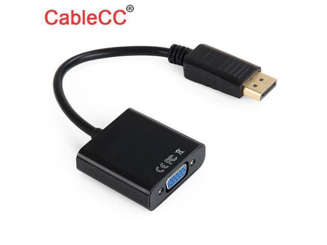 Cablecc ATI Eyefinity Active DisplayPort to VGA Cable 0.1m Black Color ...
