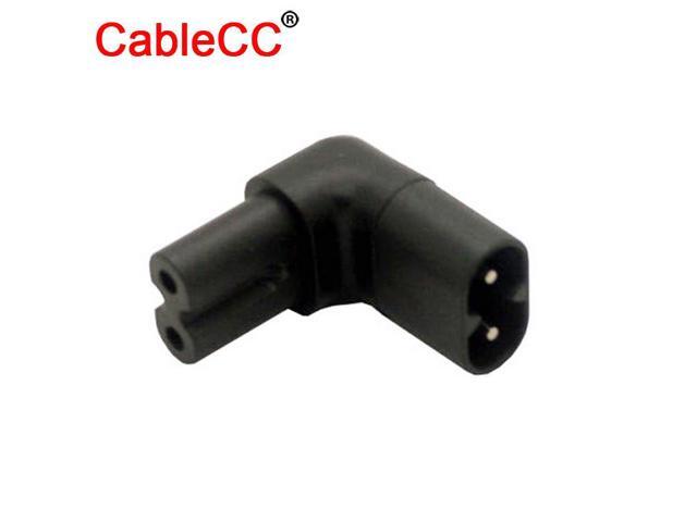 Figure 8 IEC 320 C7 to C8 90 Degree Up Down Angled Right Angle AC Power ...