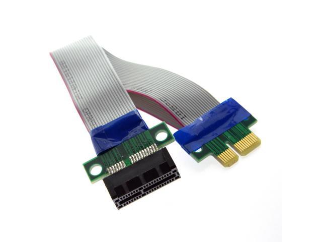 PCI-E Express 1X Slot Riser Card Extender Extension Ribbon Flex ...