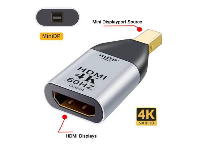 4K@60hz DP DisplayPort Source Input Male to HDTV Sink Output Female ...