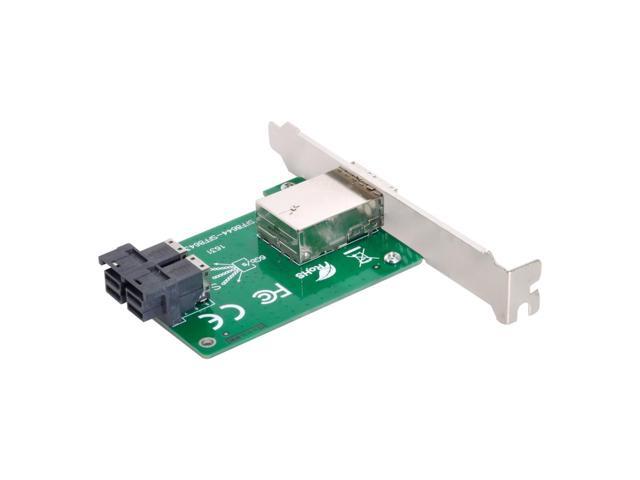 SFF-8644 Dual Ports Mini SAS HD to Internal SAS HD SFF-8643 PCBA Female ...