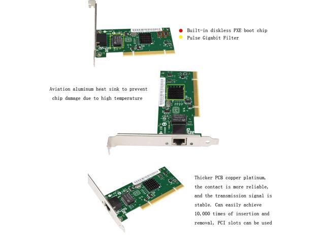 1000M Ethernet PCI Intel network card (82540), RJ45 PCIE Network ...