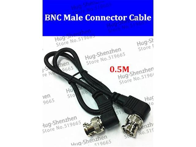 BNC Double Angle Male Plug , BNC 90 Degree Male to Male Adapter Cable ...