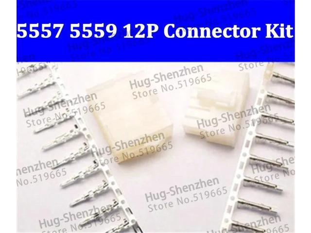 50sets 4.2mm 5557/5559 12 Pin wiring terminal Electrical connector kit ...
