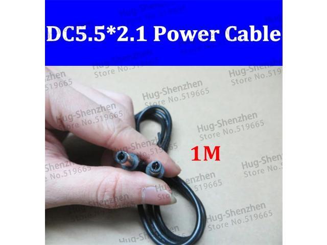 12V monitoring DC power cable DC5.5*2.1 male connector with 1M cable ...