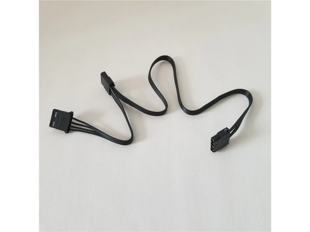 D Port Big 4Pin Power Extension Cable 1 to 2 DP Adapter Female to ...