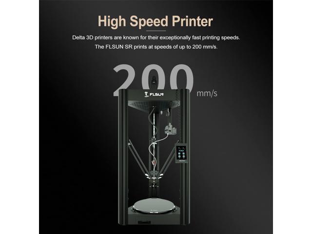 FLSUN SR Super Racer 3D Printer Fast 200mm/s 2800 mm/s2 FDM Delta ...