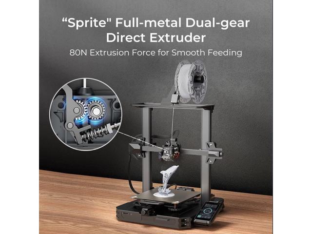 New Upgraded Official Creality Ender 3 S1 Pro 3D Printer with Sprite Direct Drive Dual Gear ...