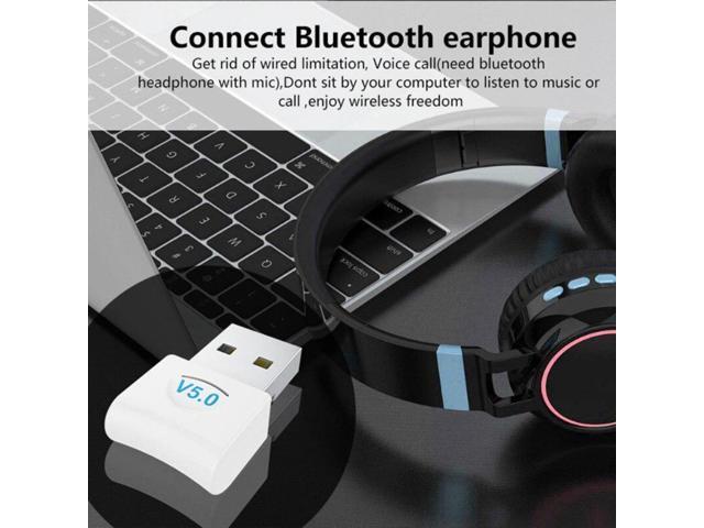 Bluetooth Adapter Wireless USB Bluetooth 5.0 Dongle for PC Computer ...