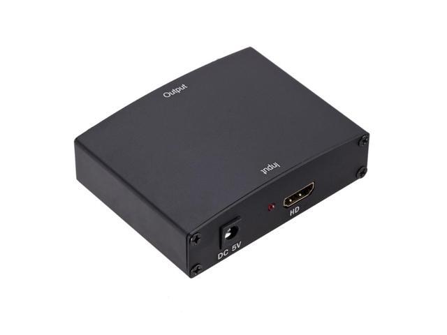 HDMI-compatible To RGB Component Converter 1080P HD 5 RCA YPbPr Video ...