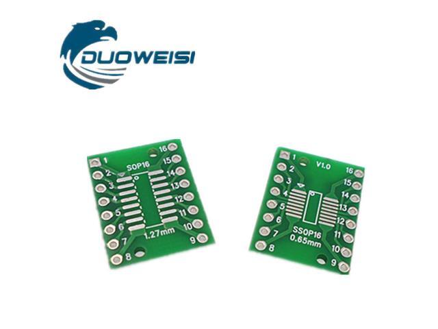 SOP16 SSOP16 TSSOP16 Patch to DIP DIP 0.65/1.27mm Adapter Board Test ...