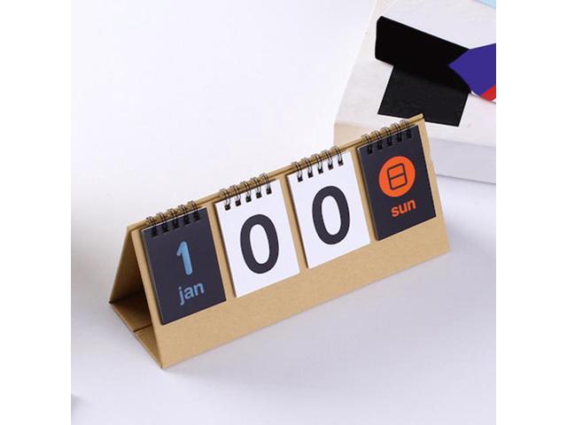 2020 Home Office Double Sided Perpetual Flip Students Stationery Desk ...