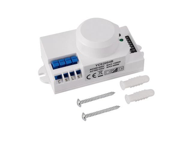 220V 360 Degree Microwave Sensor Light Switch Induction Microwave ...