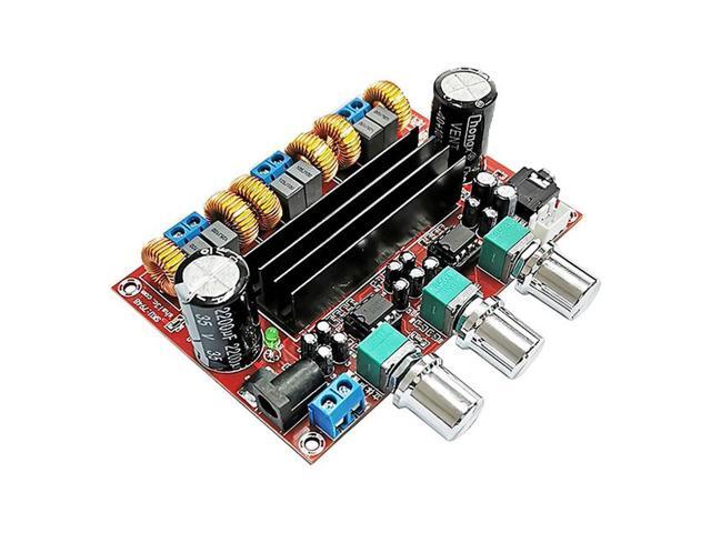 TPA3116D2 Digital Power Amplifier Board DC12-24V 2X50W+100W High Power 2.1 Channel Subwoofer ...