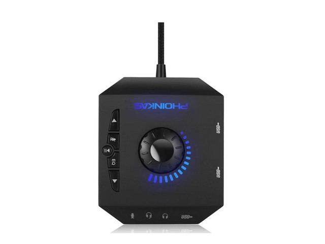 Phoinikas T10 Multi-Switch Usb Hub Audio Adapter External Stereo Card ...