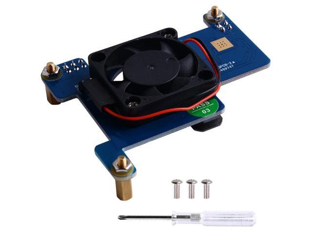Suitable for Raspberry Pi 4B/3B+/3B POE Cooling Fan Power over Ethernet ...