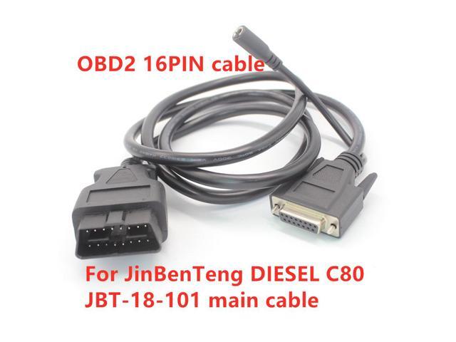 16PIN TO DB15 Pin Diagnostics OBD Connection Line for Gold Pentium ...