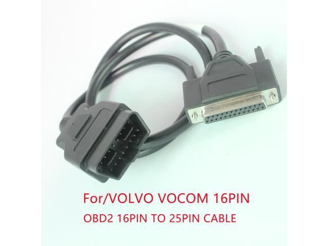 FOR VOLVO VOCOM 88890300 truck excavator diagnostic test cable PTT ...