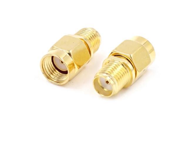 1PCS RP SMA male to SMA female Adapter RF Coax Coupling Nut barrel ...