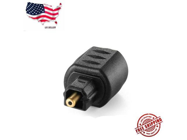 Optical 3.5mm Female Mini Jack Plug To Digital Toslink Male Audio ...