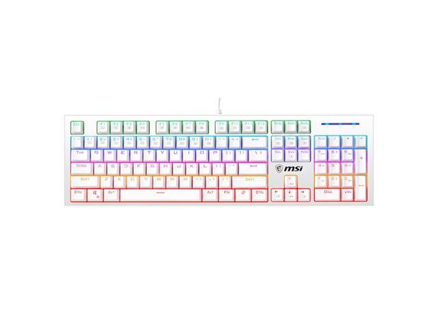 Xiaomi Youpin MSI Mechanical Gaming Keyboard GK50Z RGB LED Backlit Wired Keyboard with Blue ...