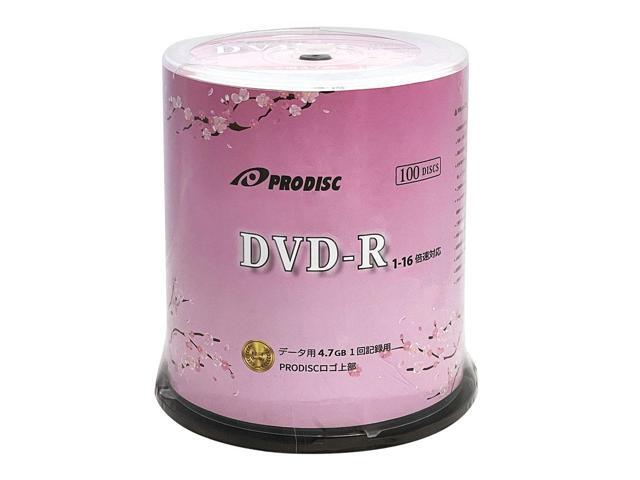 Prodisc DVD-R 16X 4.7GB Logo Blank Data Video Movie Recordable Media 100 Discs (Japanese Limited ...