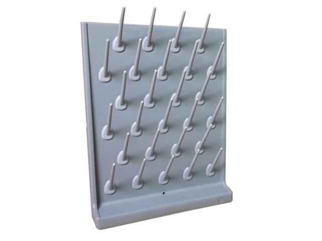 Intsupermai Drying Rack PP 27 pegs Wall Mounted Desk Top Lab Supply ...