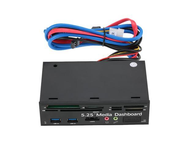 Multi-Function USB 3.0 Hub eSATA Port Internal Card Reader Dashboard ...