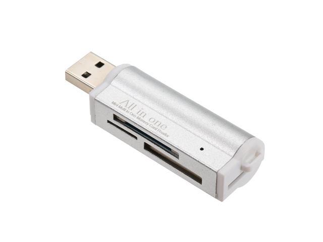 All in One Card Reader USB 2.0 Mini Portable For SD/SD/TF/MS Micro MS ...