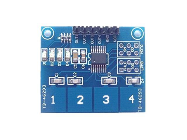 TTP224 4-Channel Capacitive Touch Switch Digital Touch Sensor Module ...