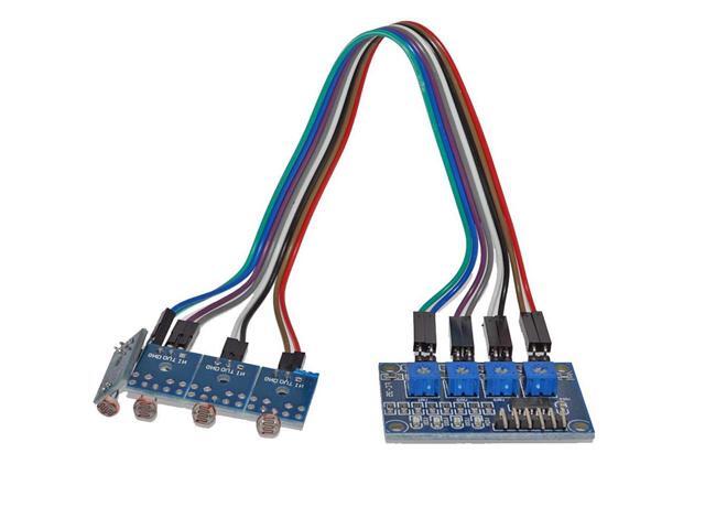 4-way Photosensitive Sensor Module Photosensitive Resistor Light ...