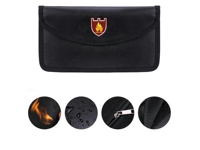 FOR 2X Portable Fireproof & Waterproof Document Envelope File Folder ...