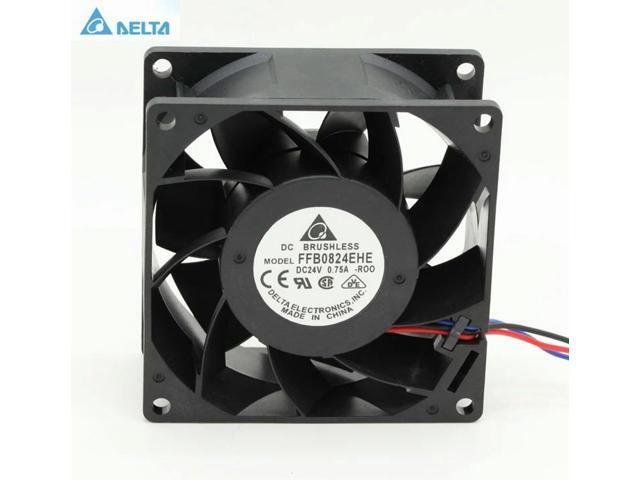 FOR FFB0824EHE -ROO -R00 8038 8cm 80mm DC 24V 0.75A 3-pin server ...