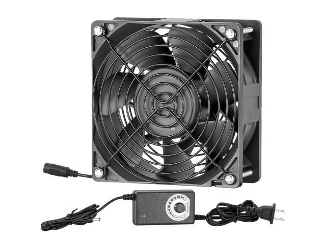 FOR 120mm 4000RPM Case Fan Cooling With Speed Controller 12cm 12V 220V ...