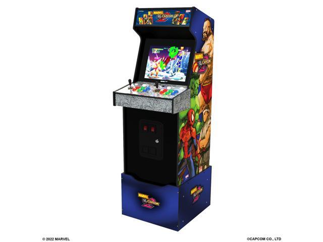 Arcade1Up Marvel Vs. Capcom 2 Arcade Game w/ Wifi, Lit Marquee & Riser ...