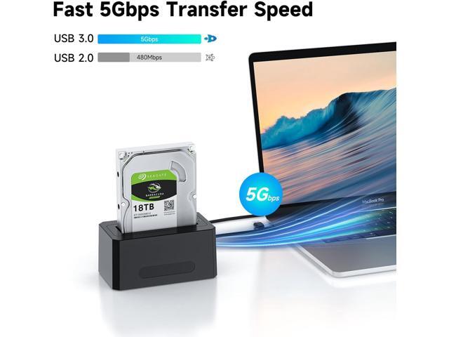 ACASIS SAS/SATA to USB 3.0 Adapter, 2.5/3.5 inch External SAS Enclosure ...