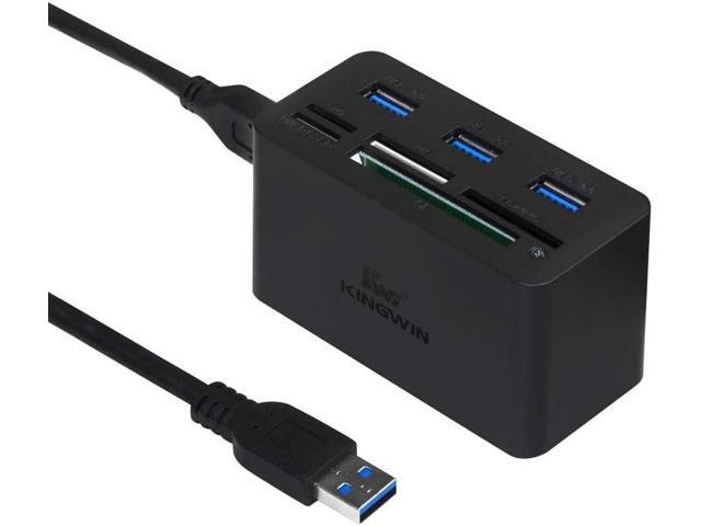 USB HUB Adapter w/ Memory Card Reader Writer & USB 3.0 HUB Combo ...