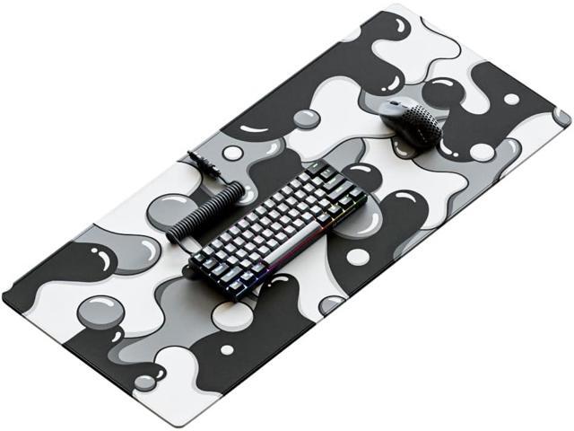 Kraken Keyboards XXL Gaming Mouse Pad Large Black and White Gaming ...