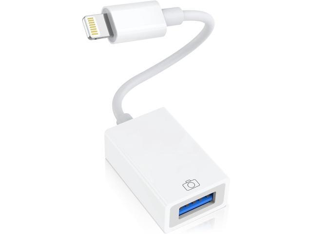 Lightning to USB Adapter Apple MFi Certified USB 3.0 OTG Cable for ...