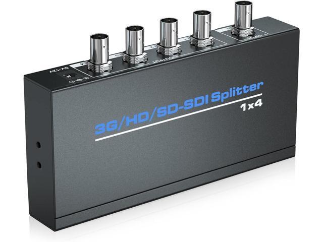 SDI Splitter 1 x 4 1 in 4 Out SDI Distributor 4 Way SDI Splitter ...