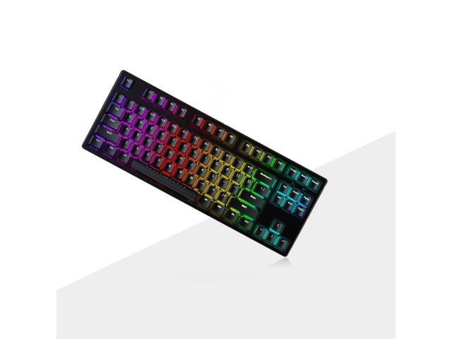 iKBC F400 87 Keys USB Wired RGB Backlit Mechanical Gaming Keyboard ...