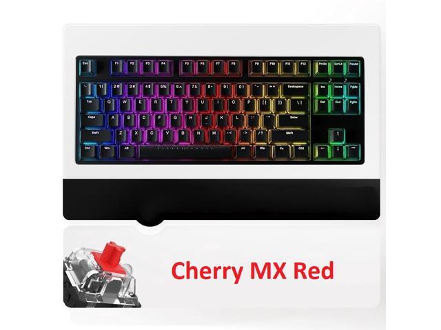 iKBC F400 87 Keys USB Wired RGB Backlit Mechanical Gaming Keyboard ...