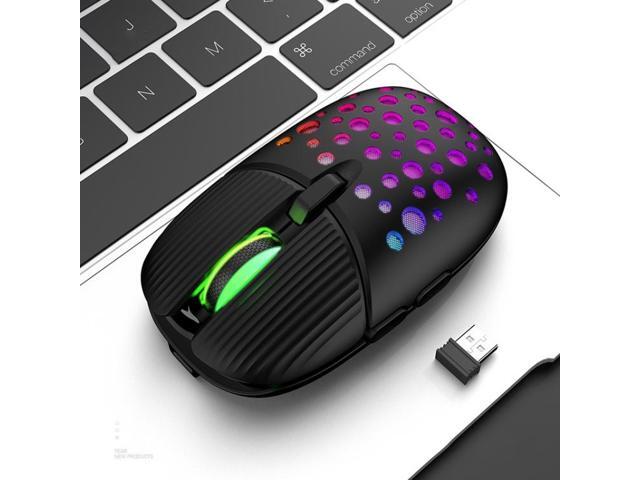 K-Snake BM900 6 Keys 2.4G Wireless Charging Beetle Mouse Glowing Gaming ...