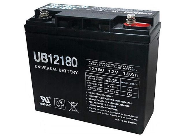 UB12180 12V 18AH SLA Internal Thread Battery for Craftsman Black Lawn ...