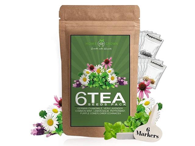Seeds Pack for Tea | 6 Heirloom al and Medicinal Tea Seeds for Planting ...