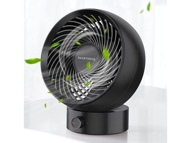 USB Desk Fan Small Personal Desktop Table Fan with Strong Wind Quiet ...