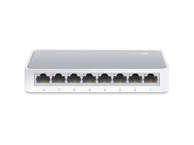 8 Port 10100Mbps Fast Ethernet Switch | Desktop Ethernet Splitter ...