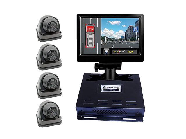 1080P FHD 360 Degree Bird View Surround Panoramic View Car Vihicle DVR ...